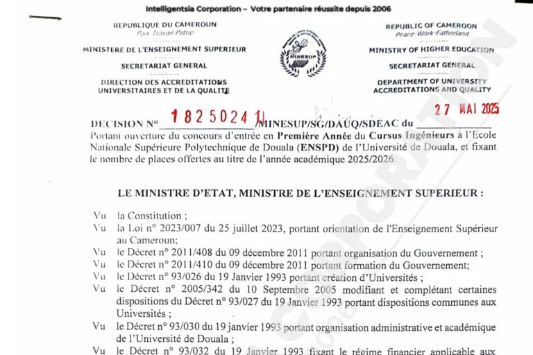 L'école nationale supérieure polytechnique de Yaoundé: Là où naissent ...